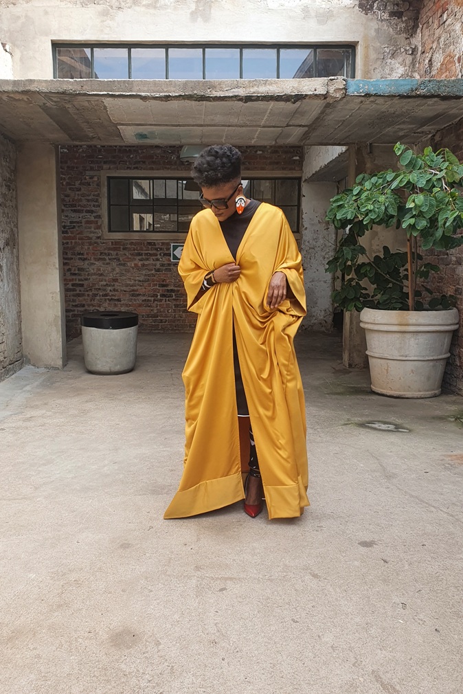 Isicholo Blue Kimono – Mantsho.com